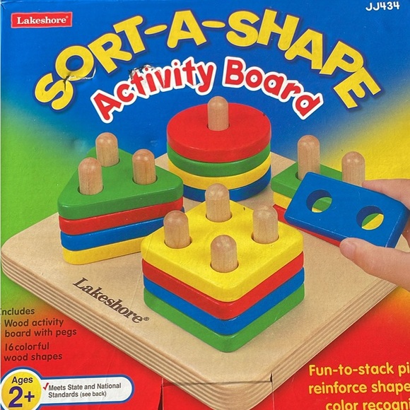 Lakeshore | Toys | Lakeshore Learning Sort A Shape | Poshmark